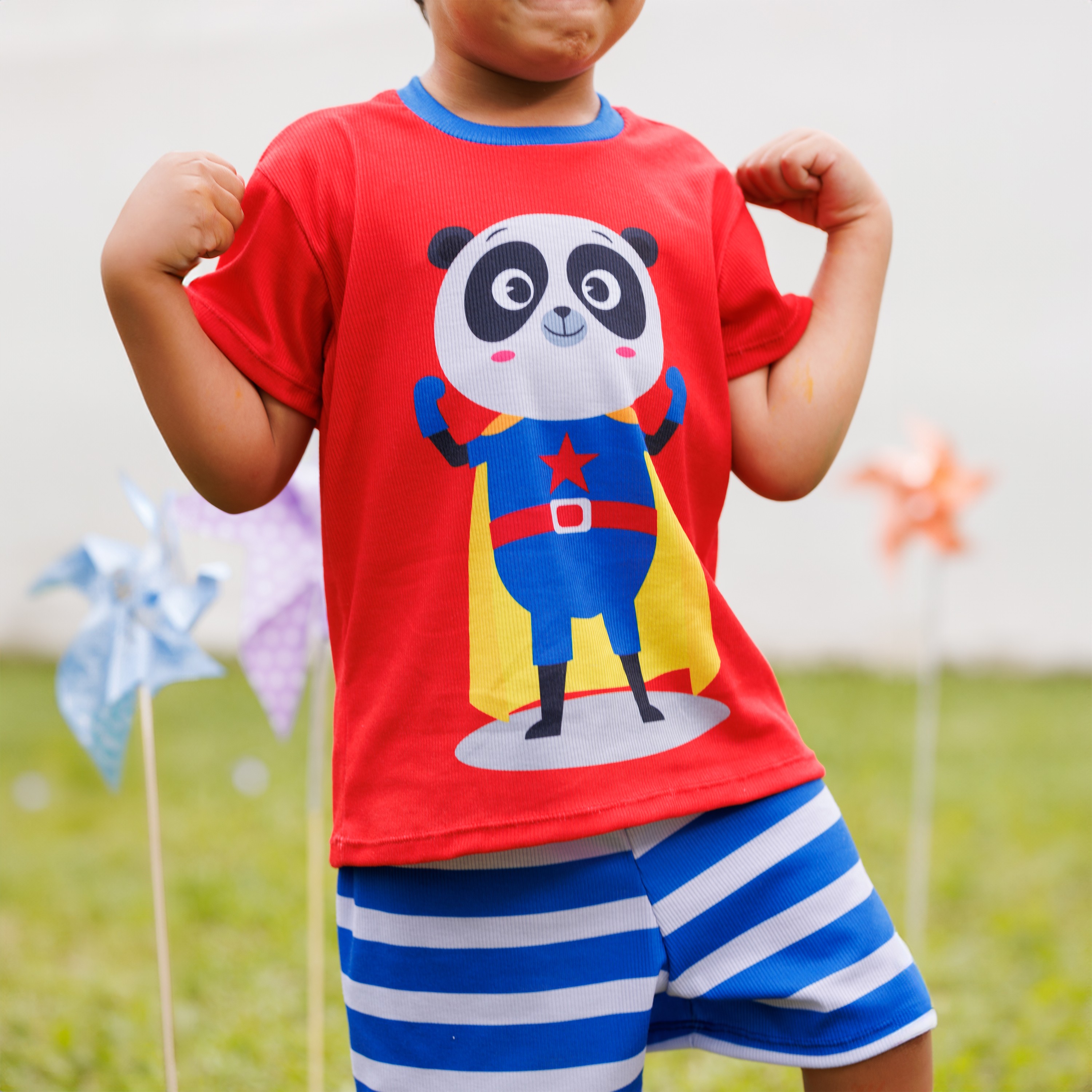 Pijama Infantil Estampa Super Panda - Suspiro Íntimo