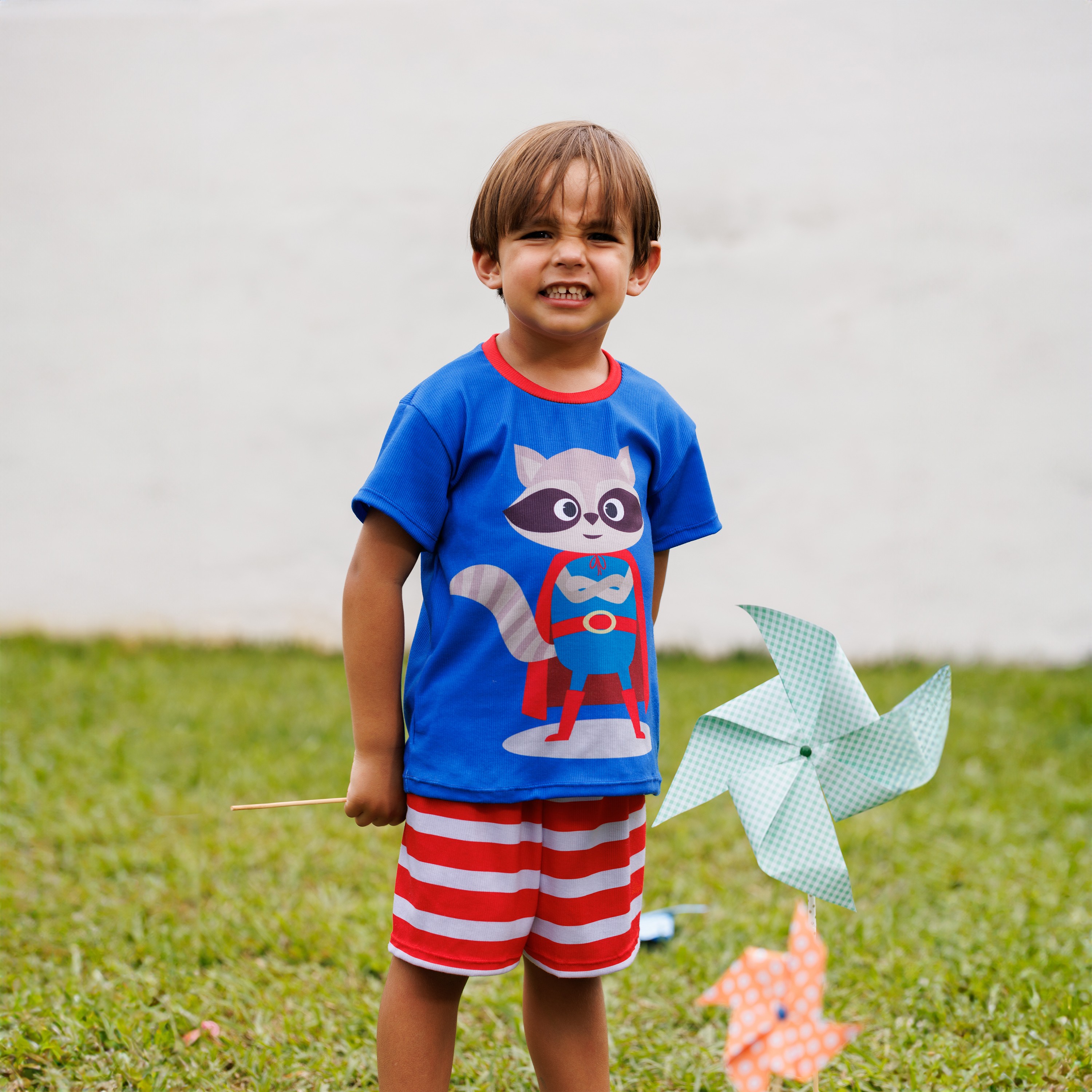 Pijama Infantil Estampa Super Raposa - Suspiro Íntimo